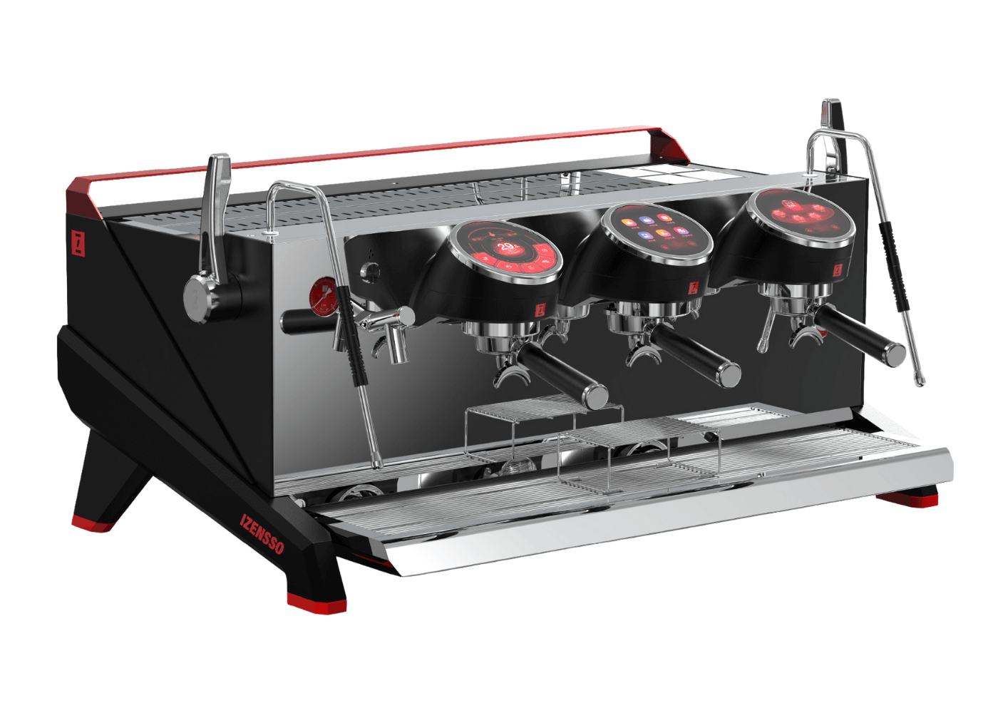 Izensso Raptor Black 3 Group | Coffee Plus