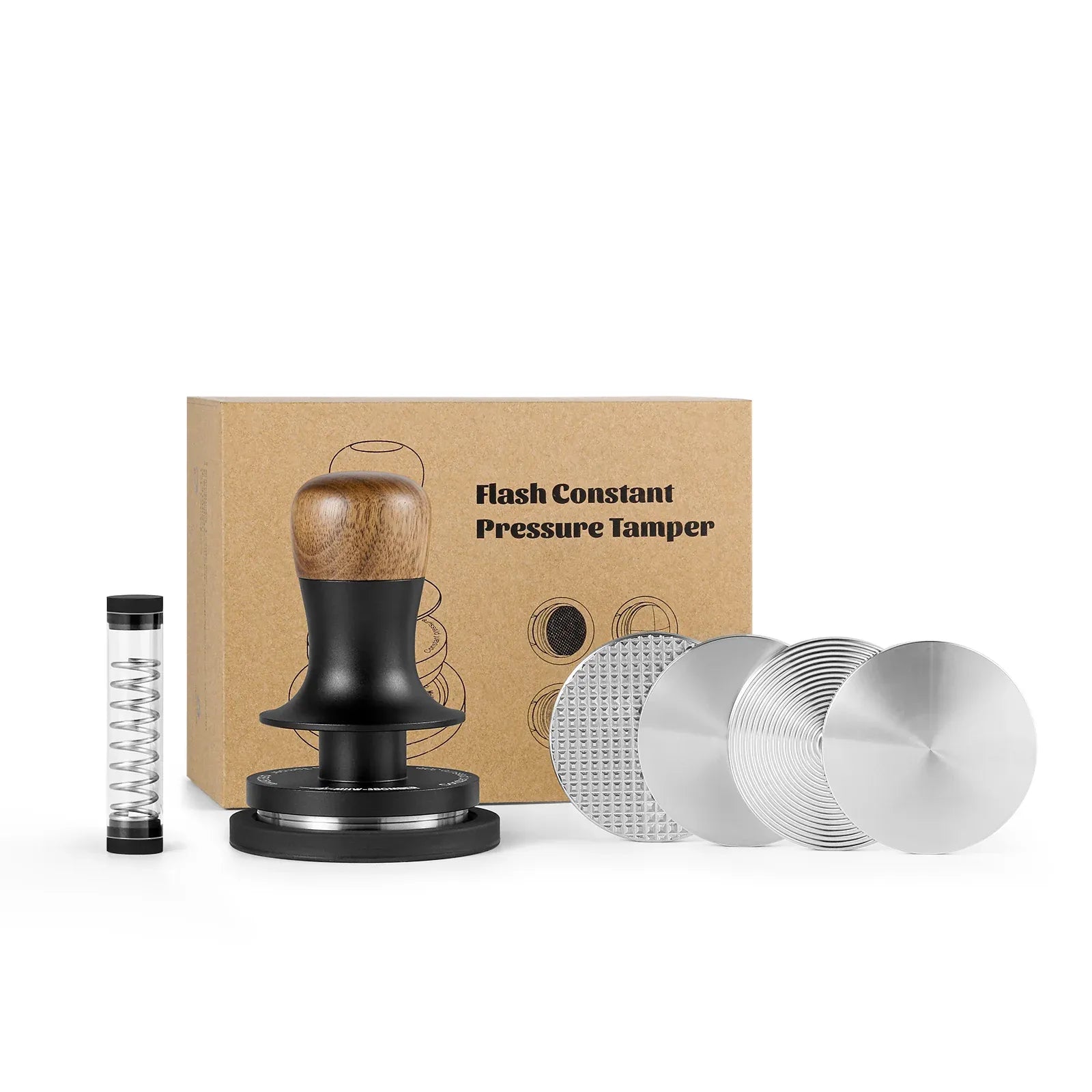 MHW-3BOMBER Flash Calibrated Espresso Tamper 2.0 Set | 4 Bases – Coffee ...